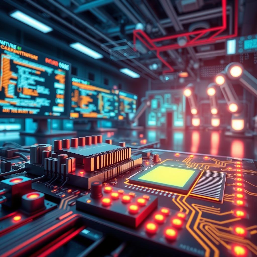Dive into Computer Engineering: Microprocessor Circuit Illustration