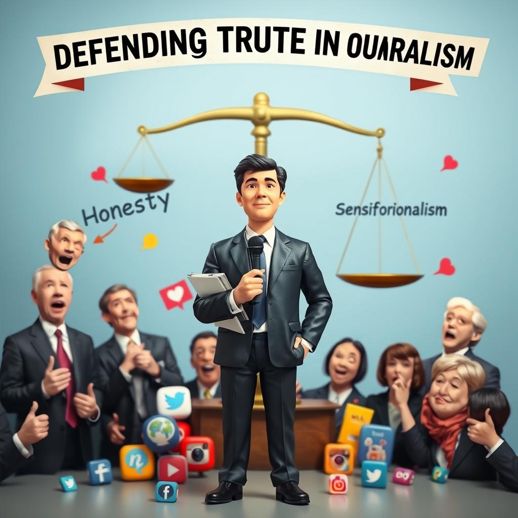 Empower Your Story: Confident Journalist in Action