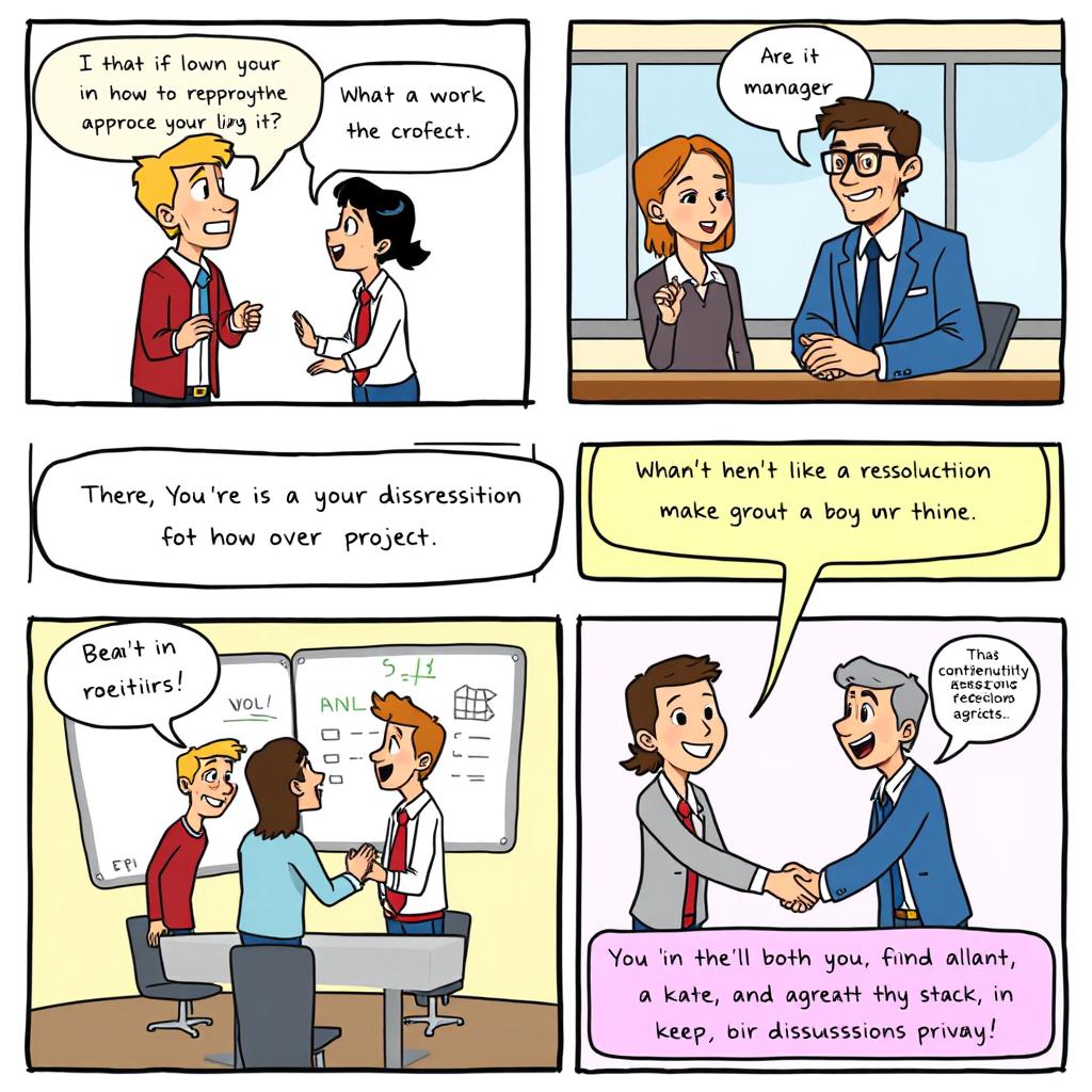 Comic Strip: Office Showdown