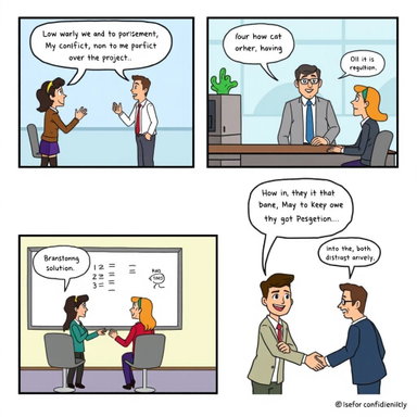 Conflict Resolution in the Workplace: A Comic Strip Guide