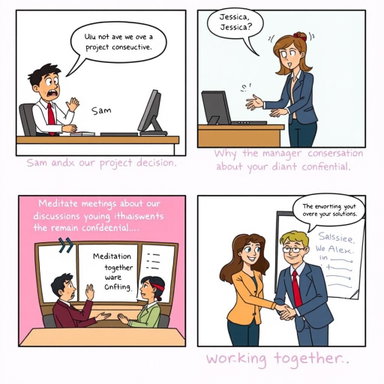 Conflict Resolution in the Workplace: A Comic Strip Guide