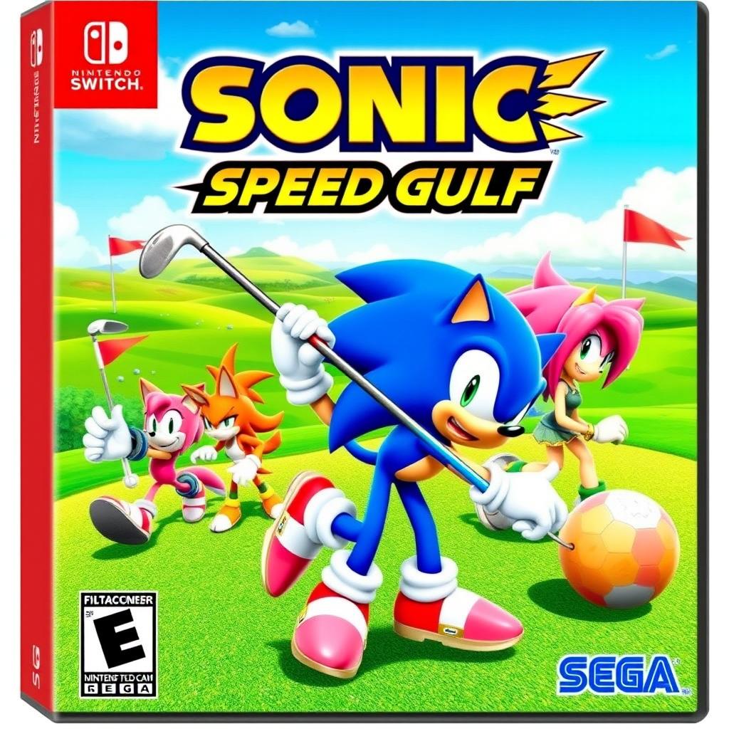 Sonic Speed Golf Cover Art - Unleash the Fun!
