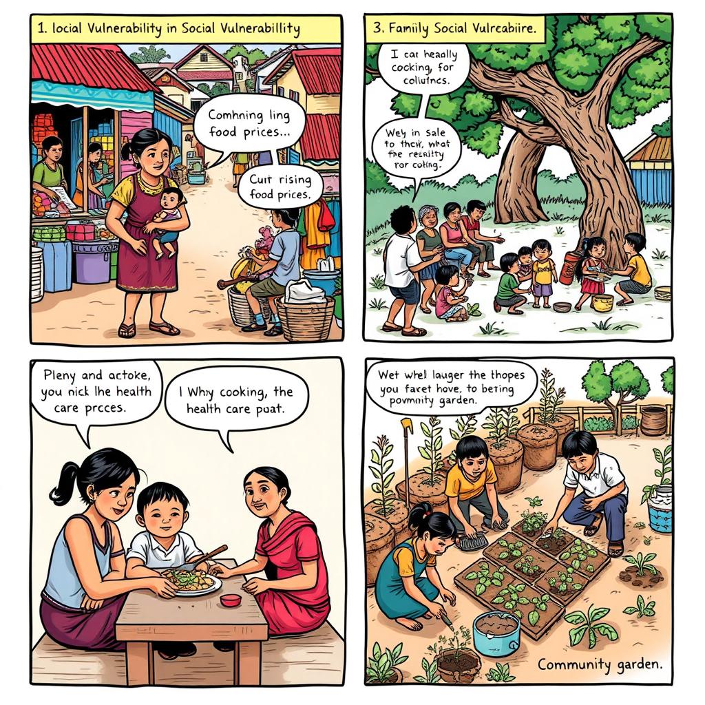 Exploring Community Struggles: A Social Vulnerability Comic