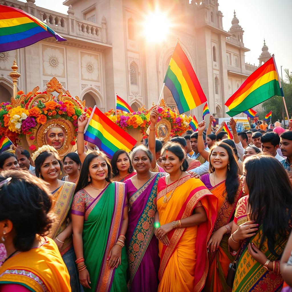 Vibrant LGBTQ+ Pride Celebration in India