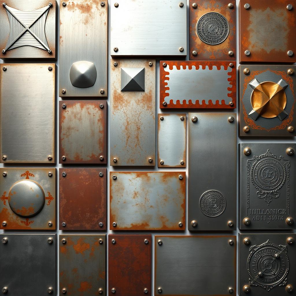 Stunning Metallic Panel Artistry