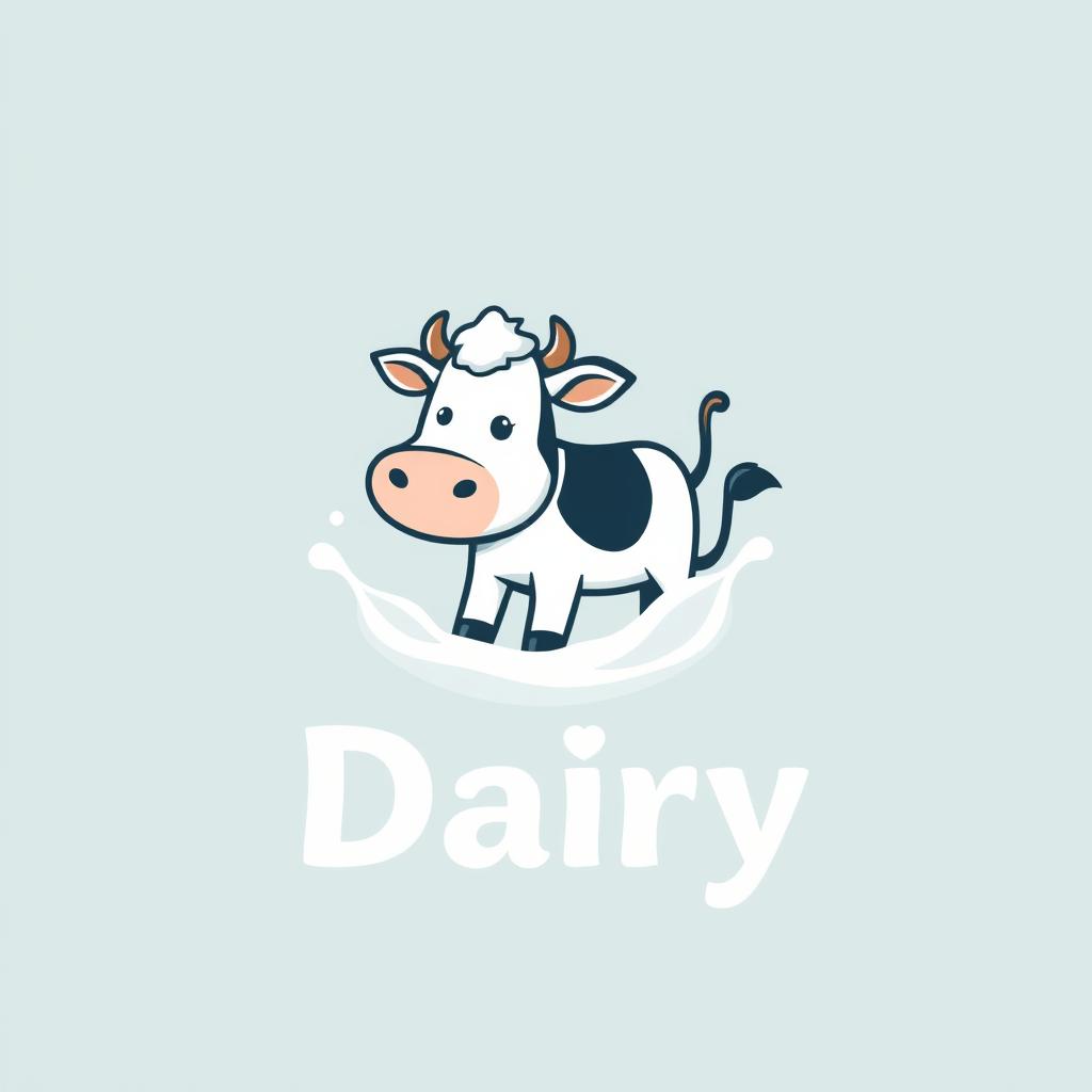 Sleek Dairy Company Logo Design