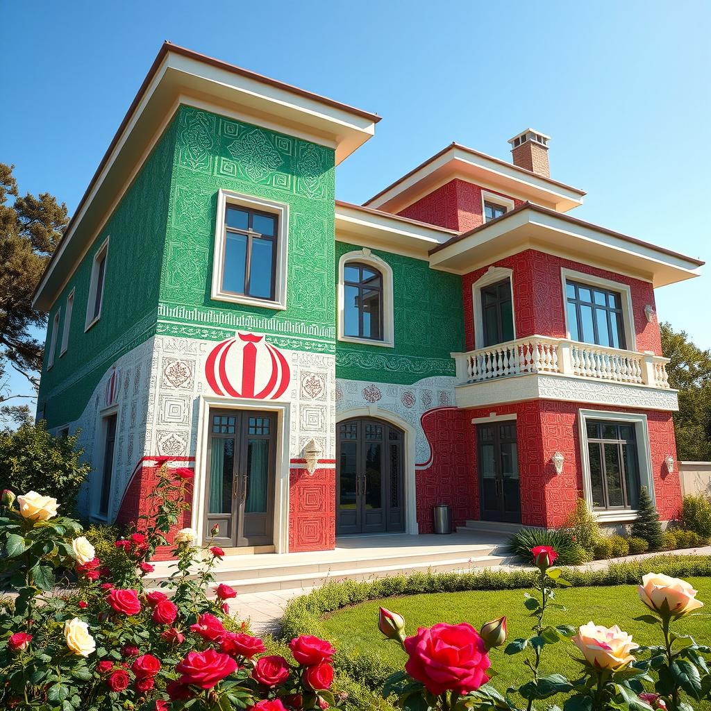 Architectural Masterpiece: Iranian Flag House