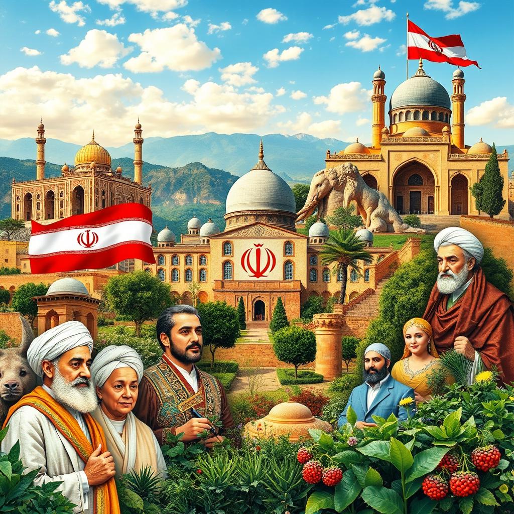 Celebrate Iran: A Cultural Heritage Collage
