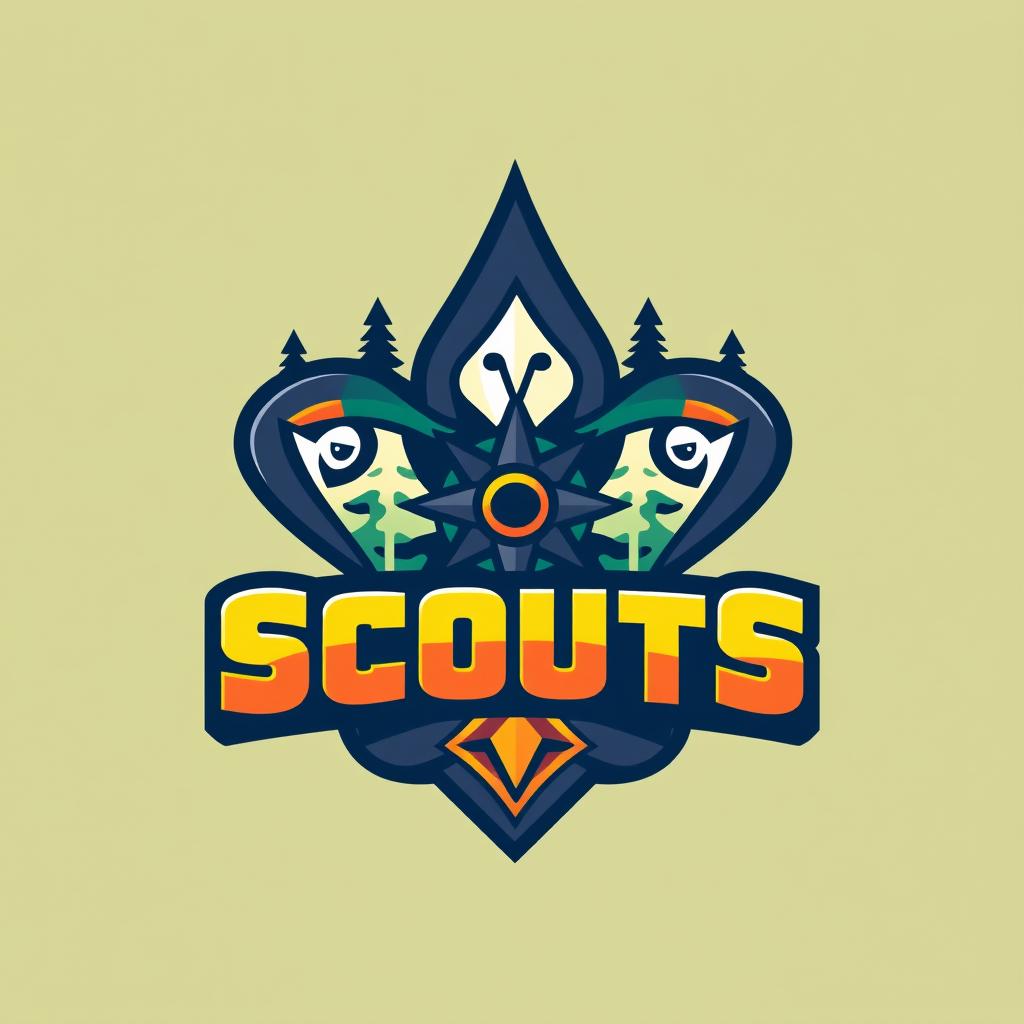 Unleash Adventure: Scout Game Logo Design