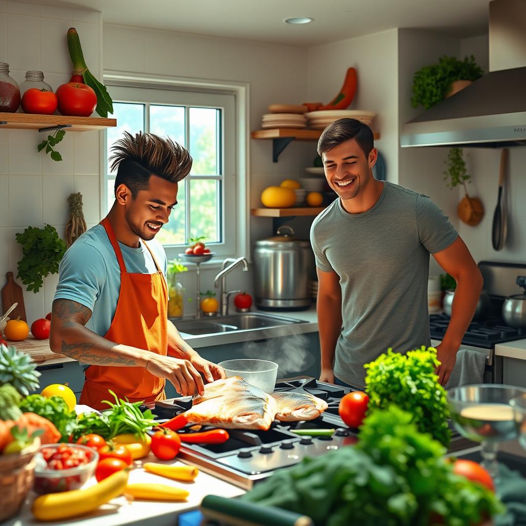 Neymar's Culinary Adventure: Cooking in Color