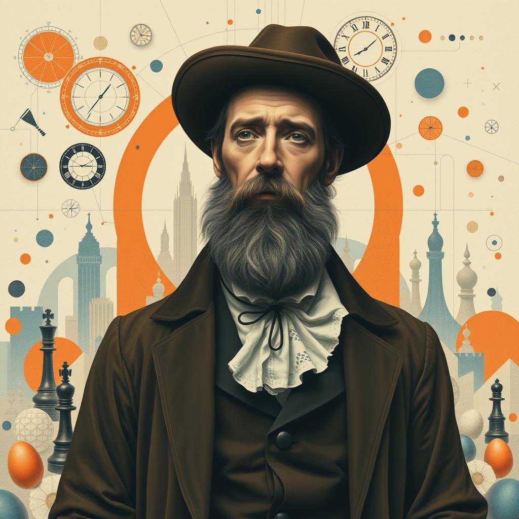 Timeless Style: 1800s Man Meets Futuristic Dystopia