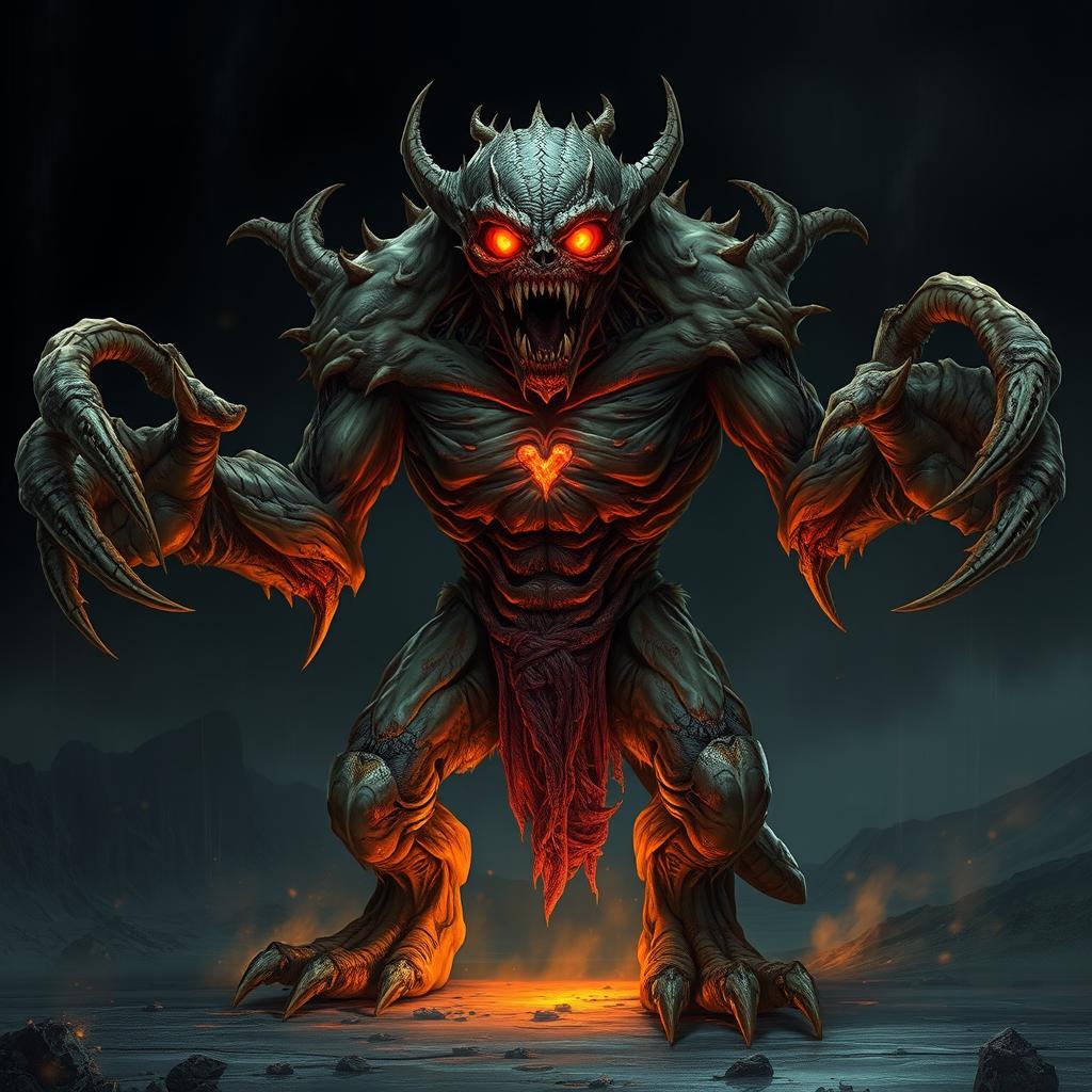 Meet Grimfang: The Massive Girallon Zombie