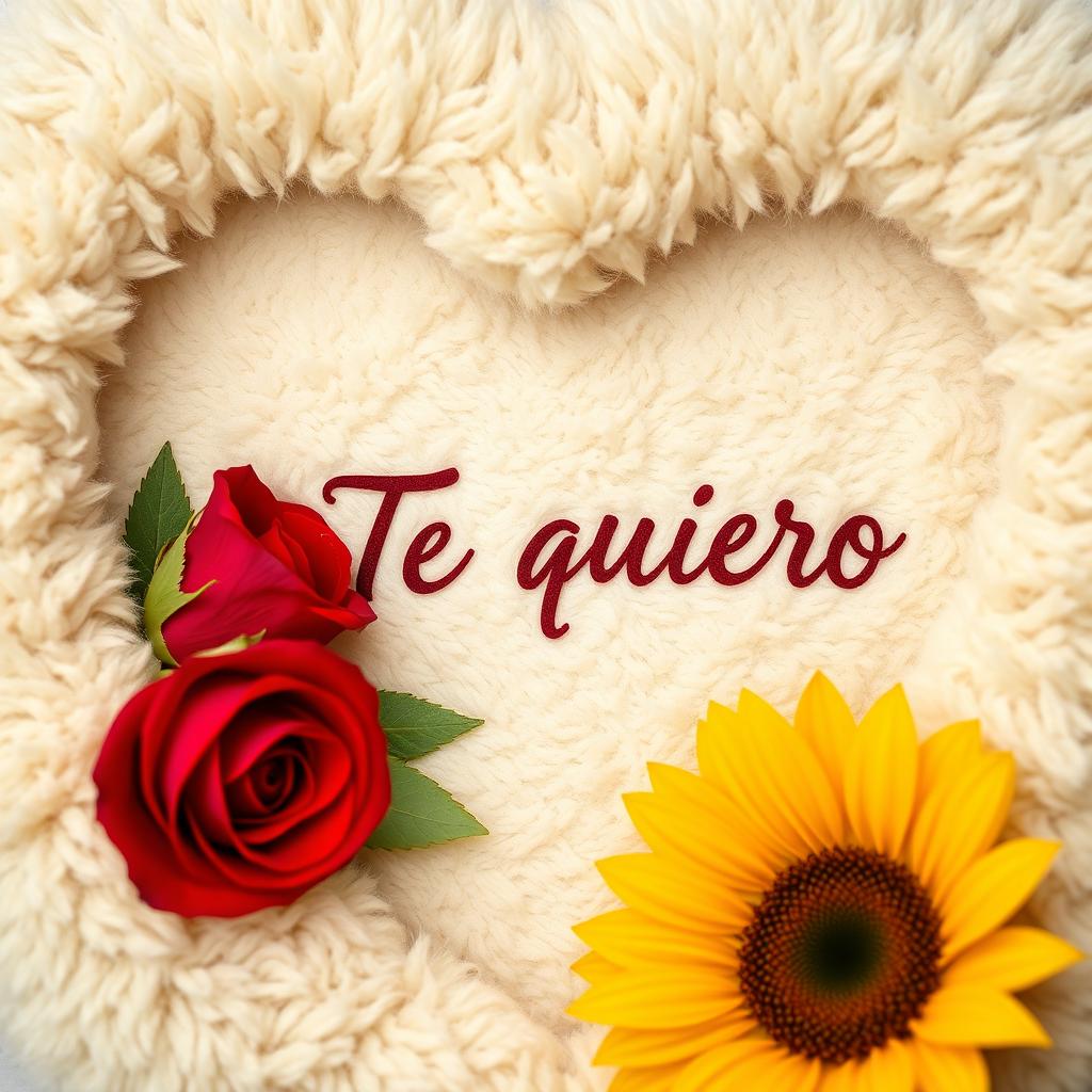 Snuggle into Love: Heart-Shaped Fur Frame