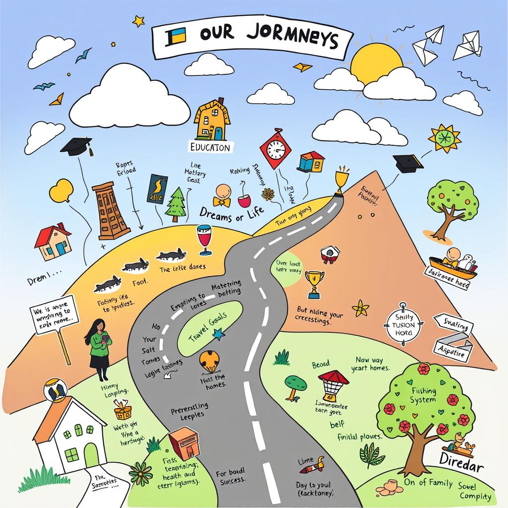 Visualizing Your Life Journey: A Creative Graphic Organizer