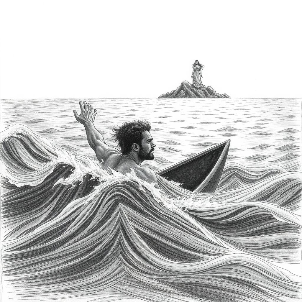 Desperate Voyage: A Shipwrecked Man's Struggle