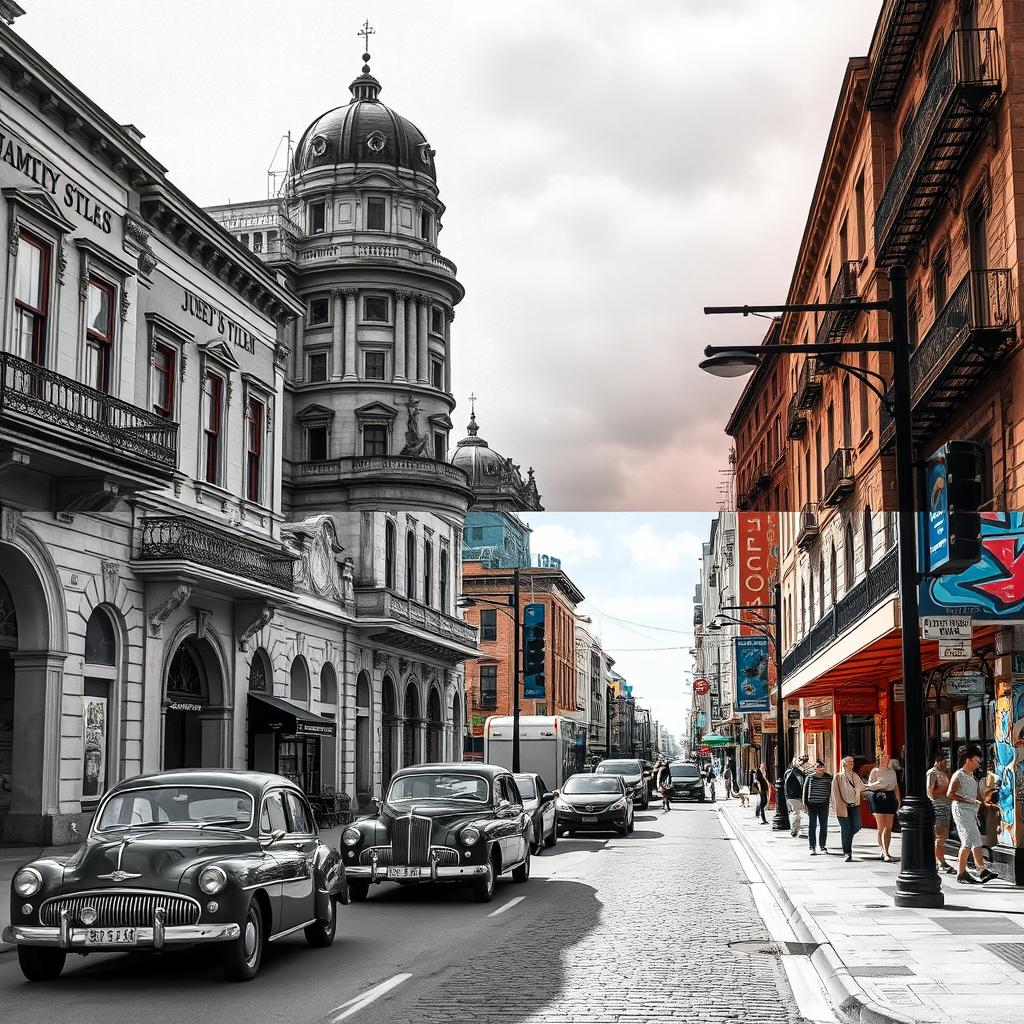 Timeless Transformation: Historic Street Then & Now