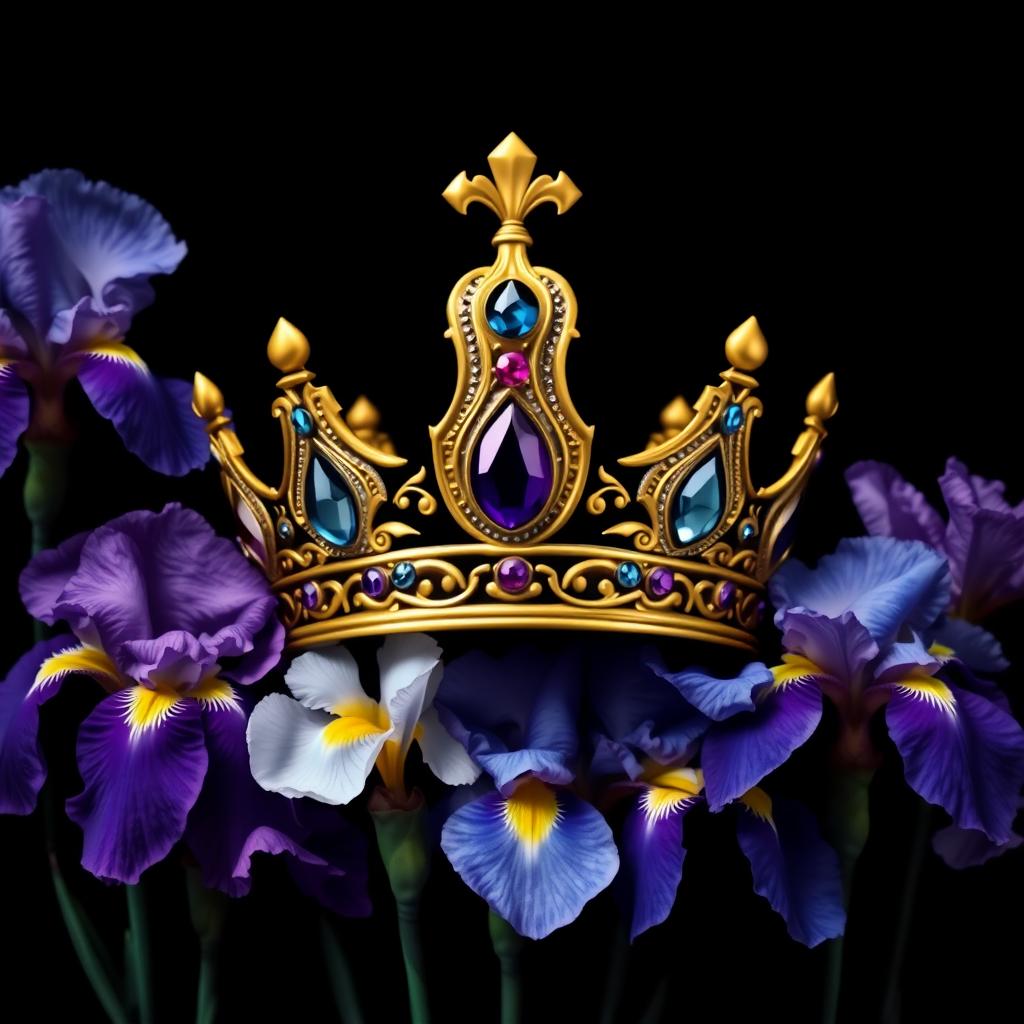 Regal Elegance: Stunning Golden Crown