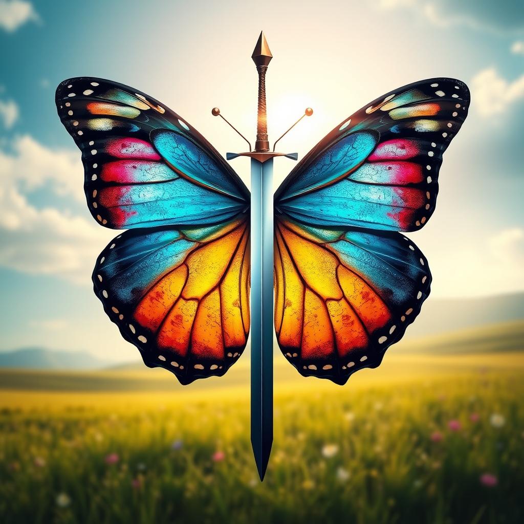 Majestic Butterfly Warrior: Elegance Meets Strength
