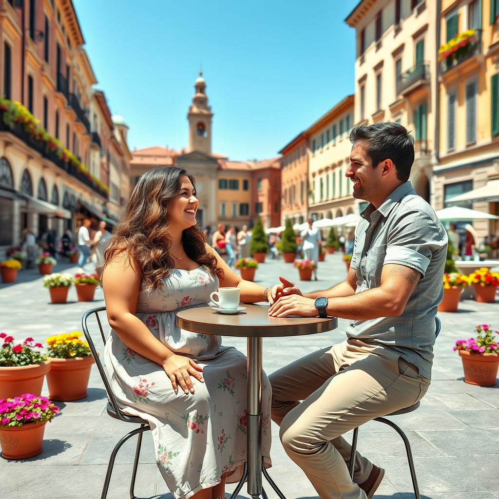 Charming Italian Romance in the Piazza