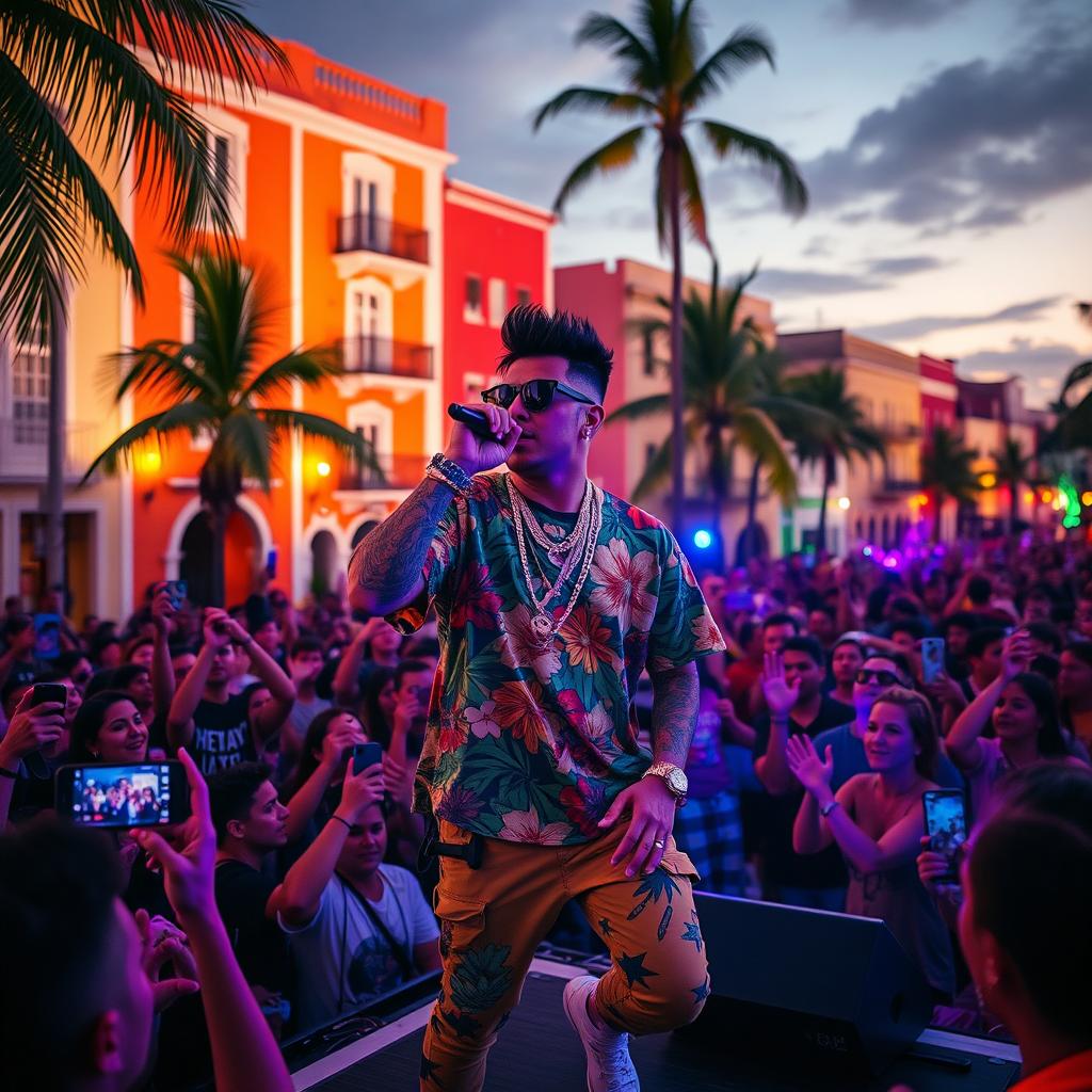 Bad Bunny Takes Over Old San Juan