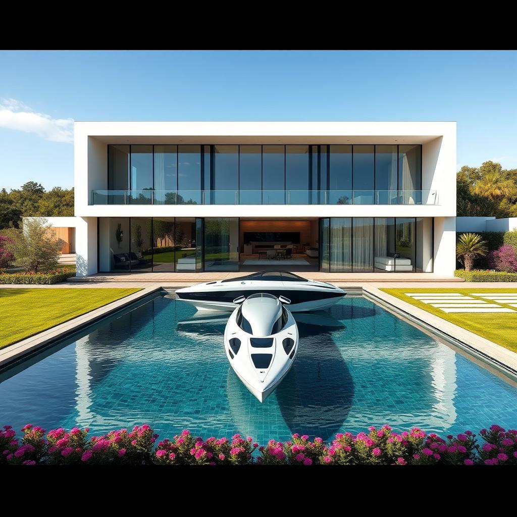 Explore a Sleek Contemporary Mansion