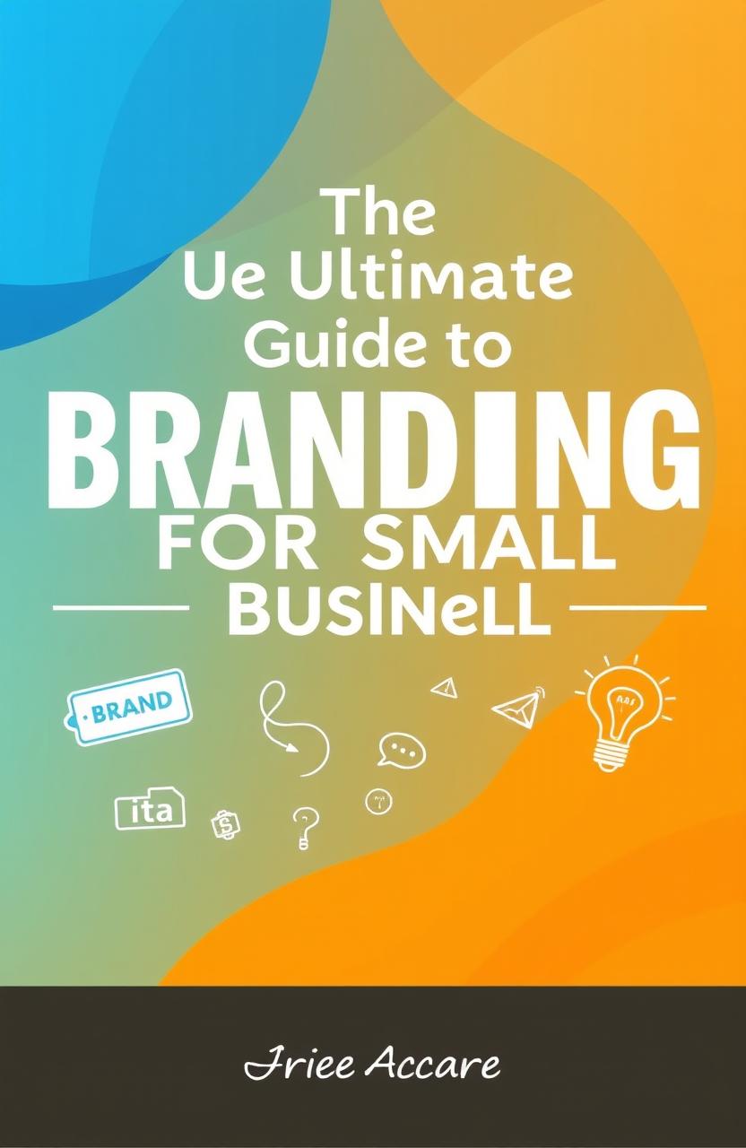 Create a Stunning E-Book Cover for 'The Ultimate Guide to Branding'