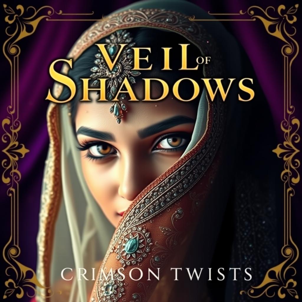 Veil of Shadows: A Captivating Book Cover