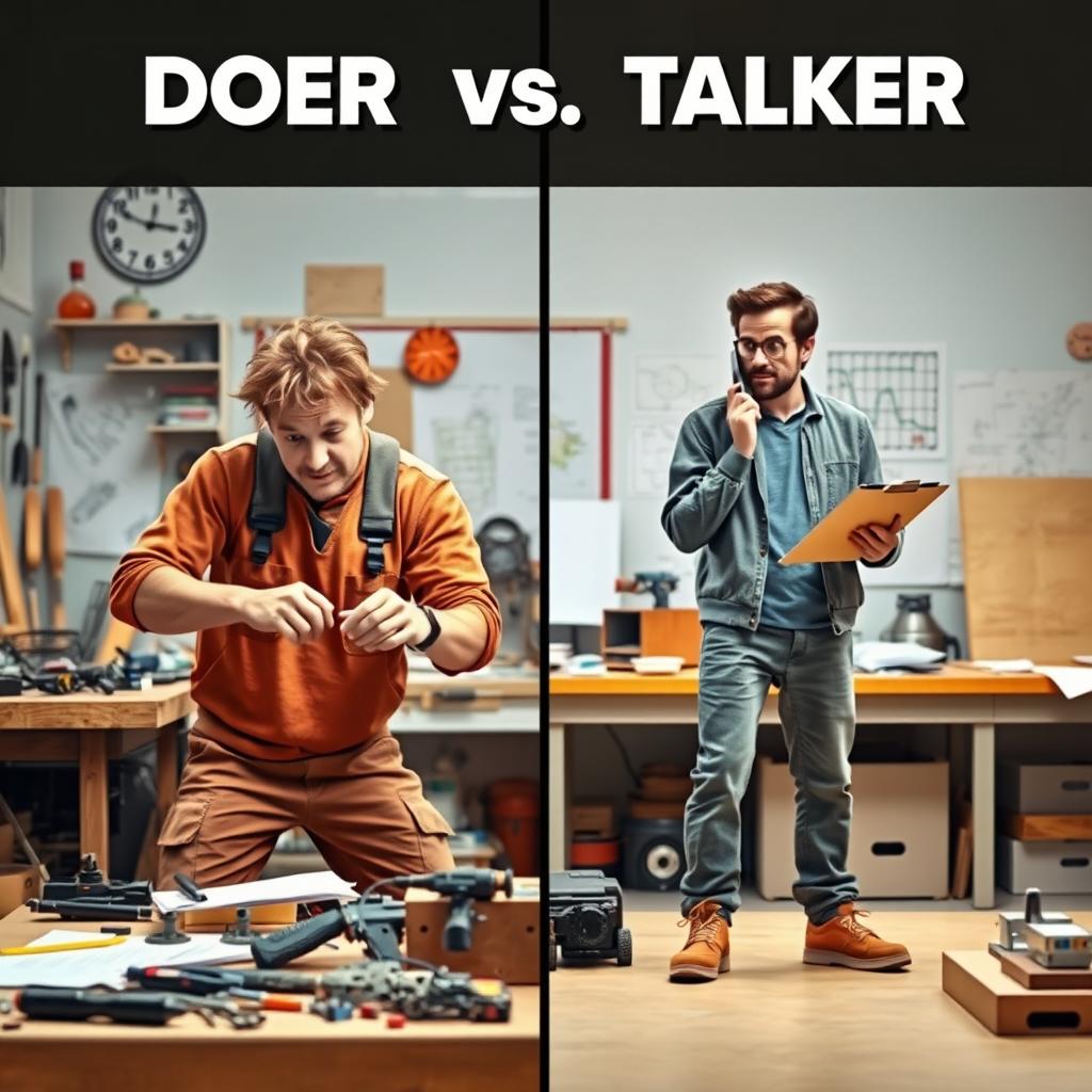 Dynamic Duality: The Doer vs. The Talker