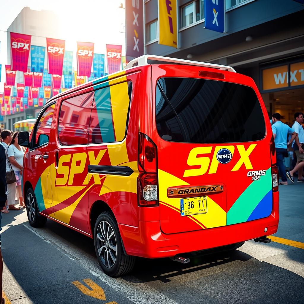 Daihatsu Grandmax: Bold SPX Branding in Vibrant Colors