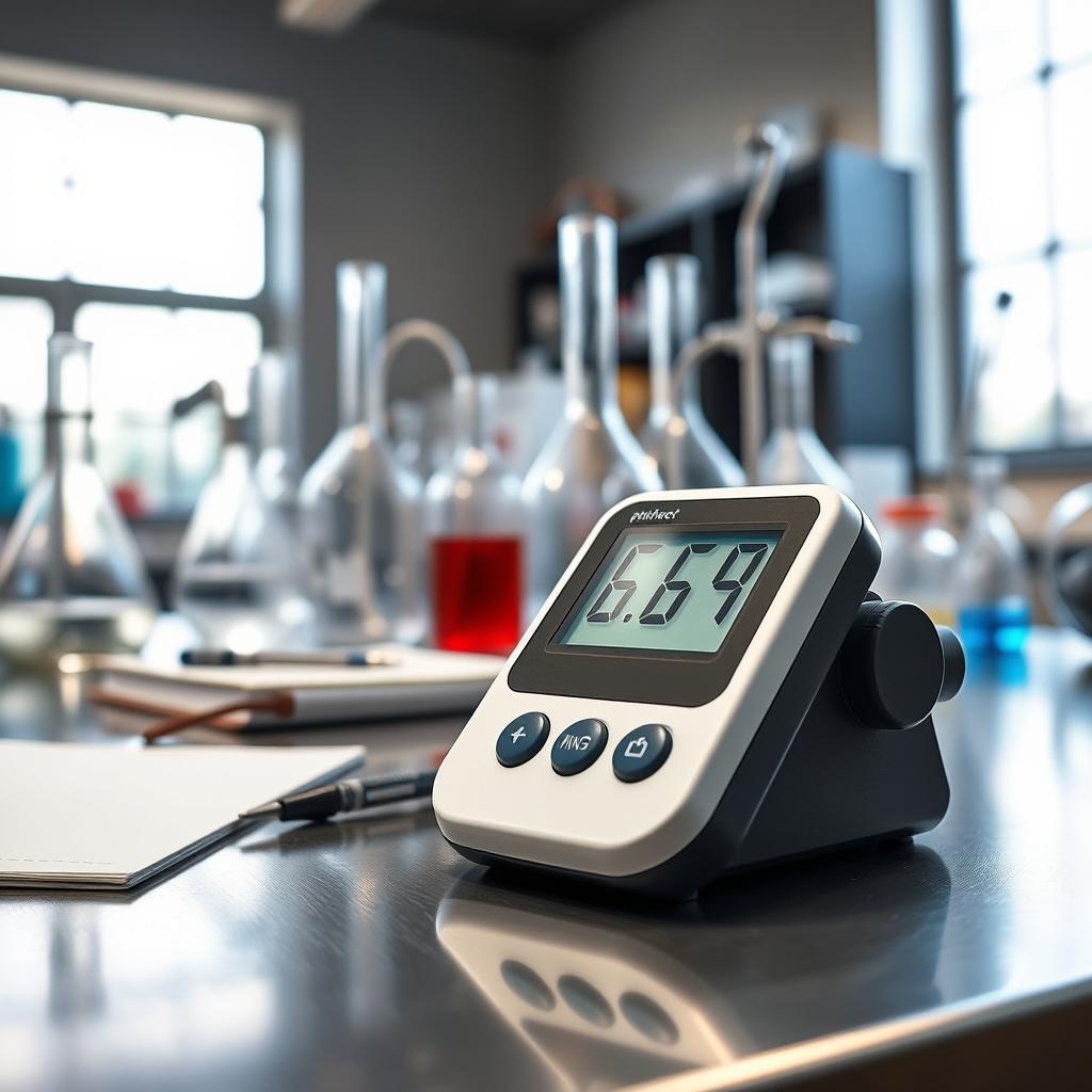 Dive into Science: Digital pH Meter at Work