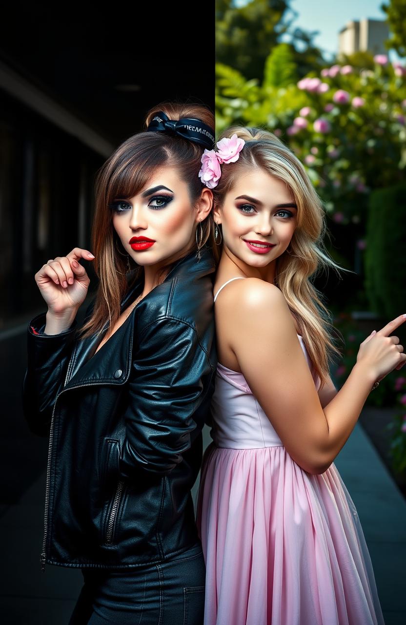 Dynamic Duality: Portrait of Twin Sisters