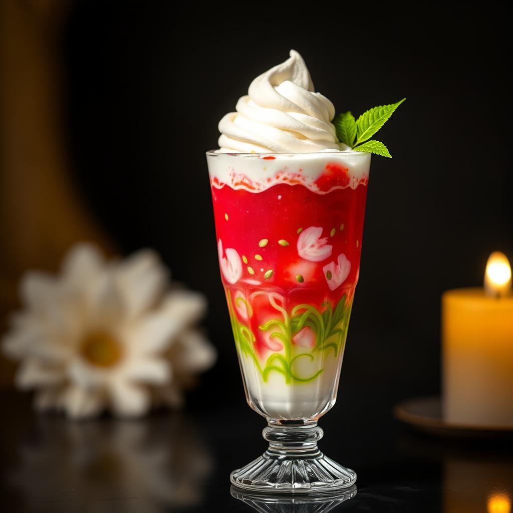 Indulge in the Elegance of Colorful Faluda Drinks