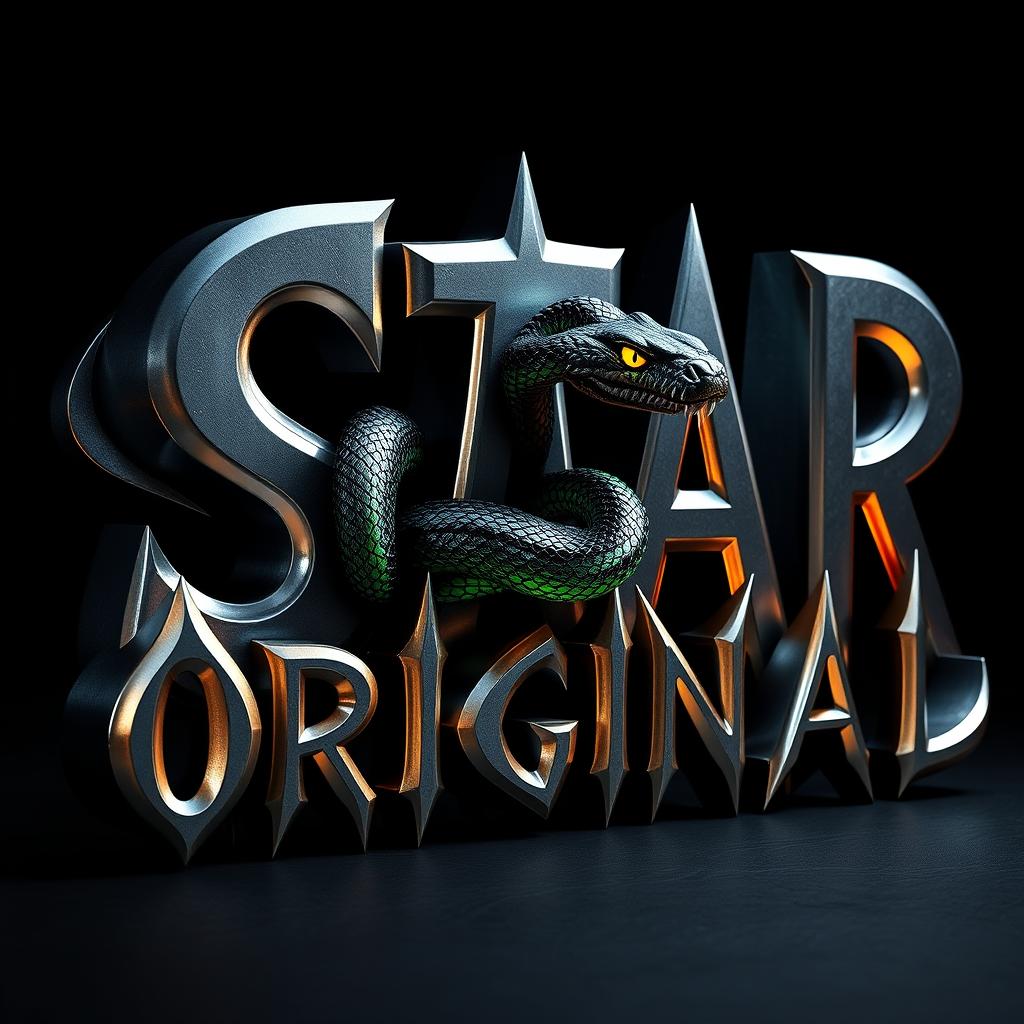 Unleash the Dark: STAR ORIGINAL Aluminum Art
