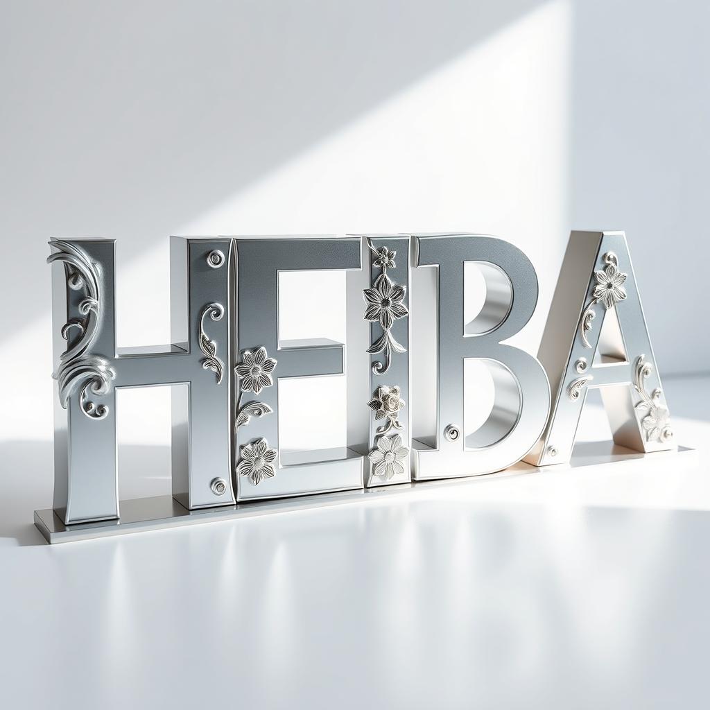 Stunning 3D HEBA Design in Reflective Aluminum