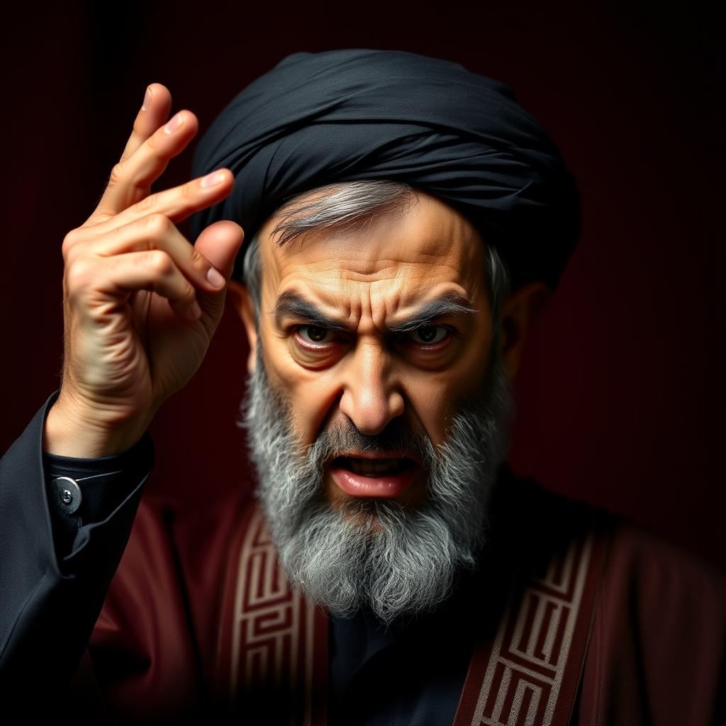 Intense Gaze: The Portrait of Ali Khamenei