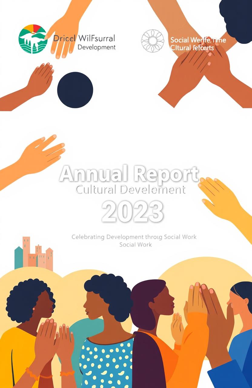 Vibrant Annual Report Cover Design for Social Welfare Organization ...