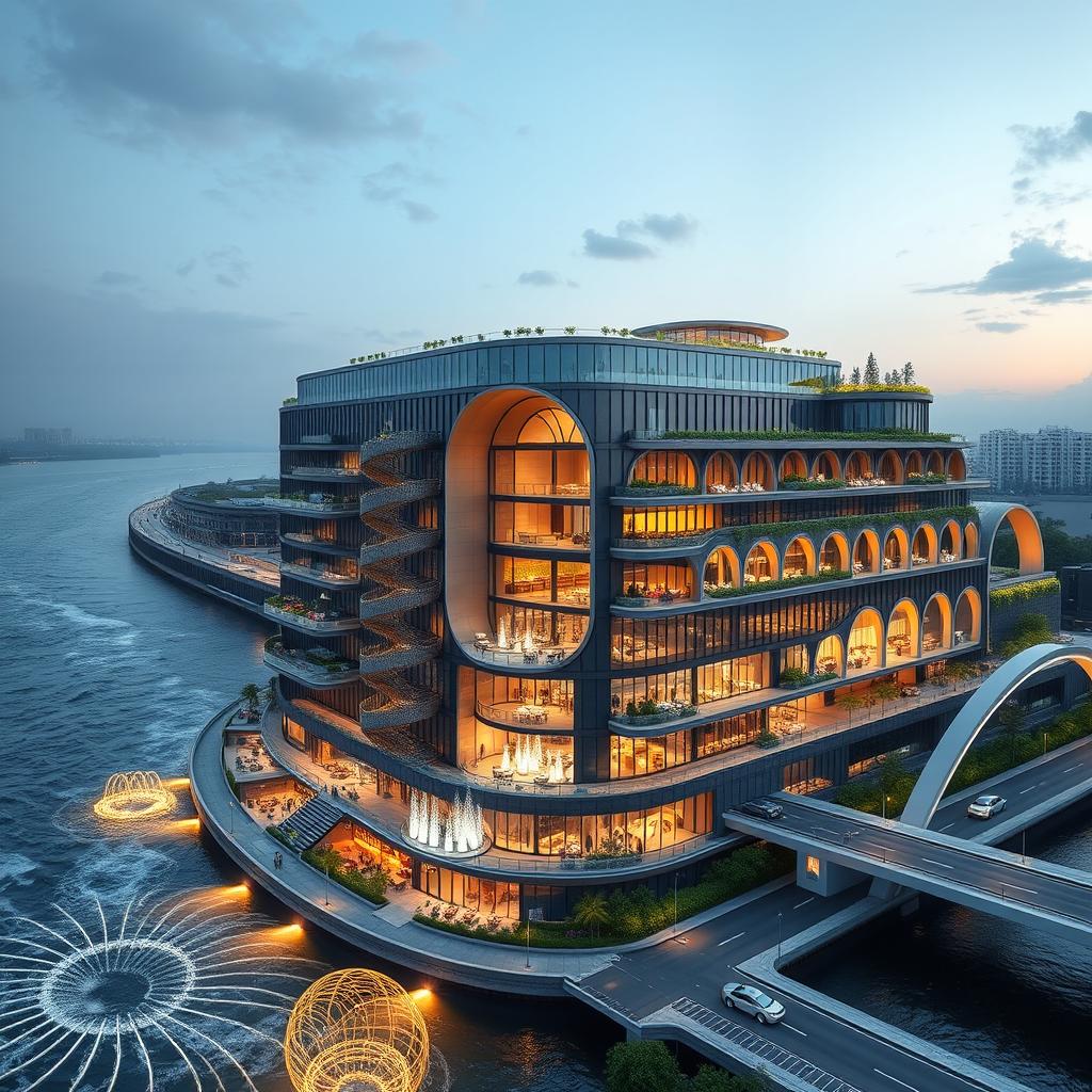 Sleek 20-Story Tower by the River