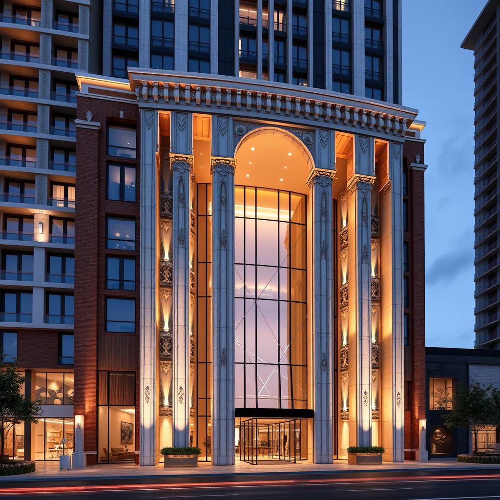 Explore the Bold Luxury of a 20-Story Tower