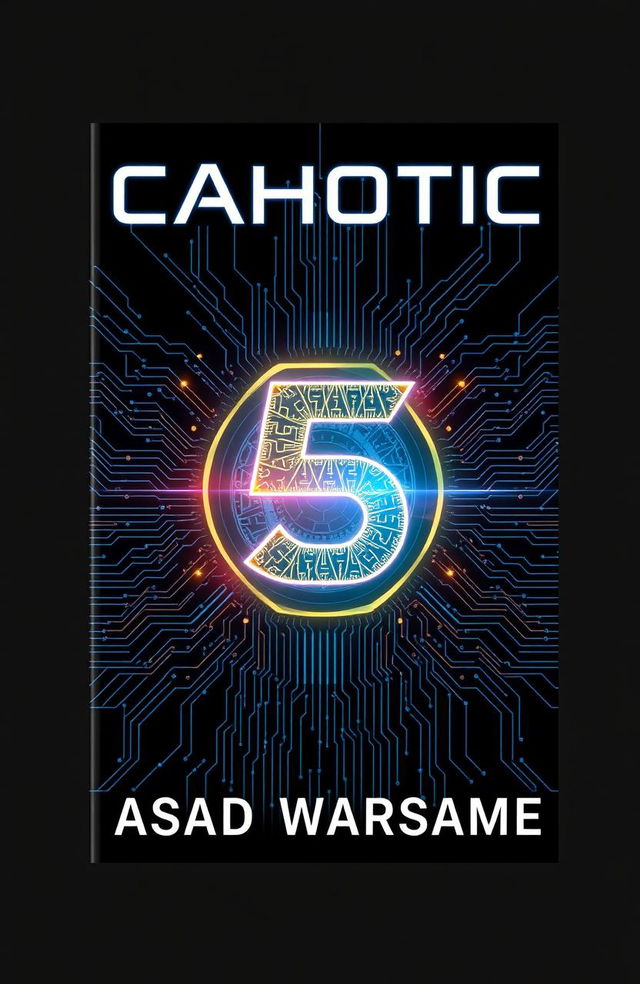 Futuristic Book Cover Design | High-Tech Aesthetic