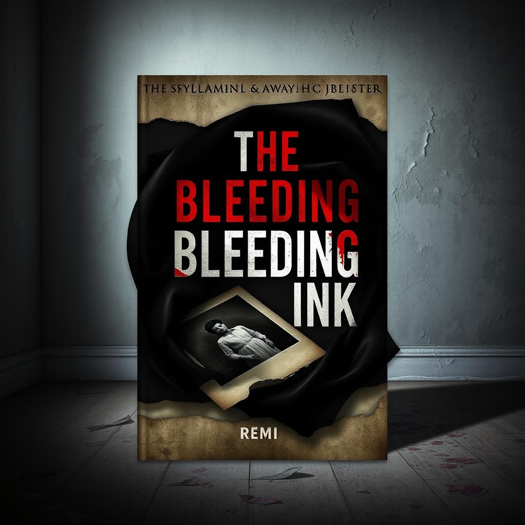 The Bleeding Ink: Haunting Book Cover Design