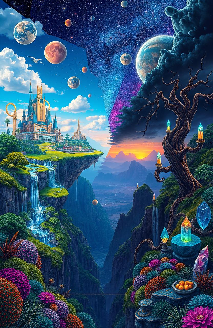 Dive into Surreal Realities: Parallel Dimensions Intersect