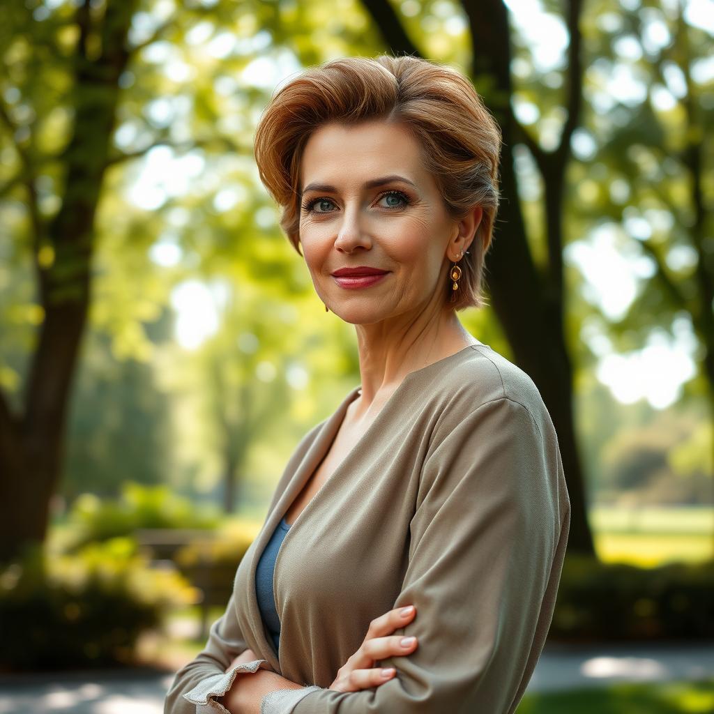 Elegance Redefined: Confident Russian Woman