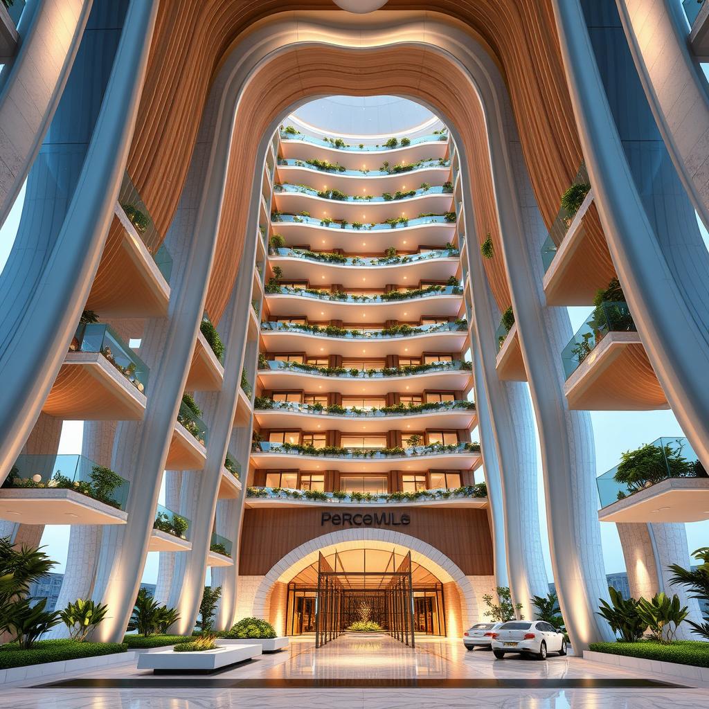 Dynamic Ocean Wave-Inspired Building | Nature Meets Architecture