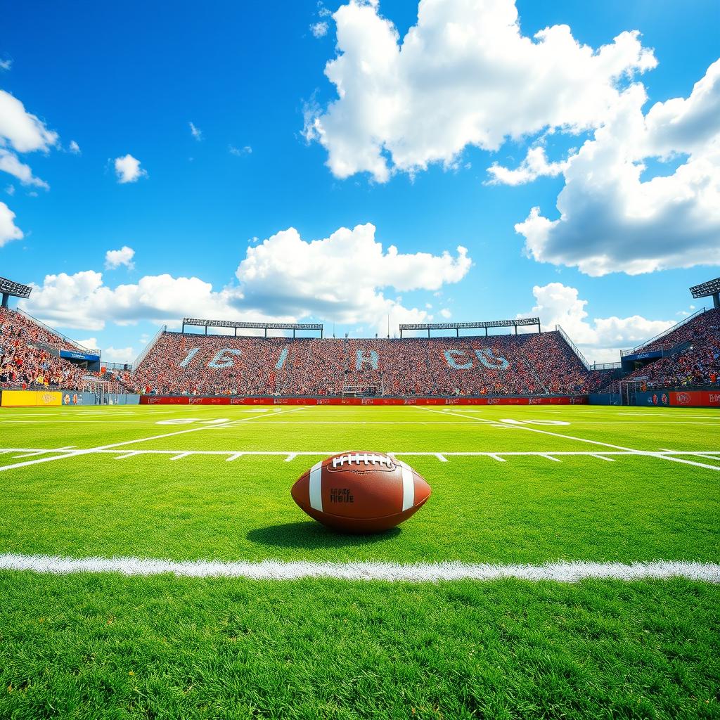 Experience the Thrill of Football: A Lush Green Field Awaits
