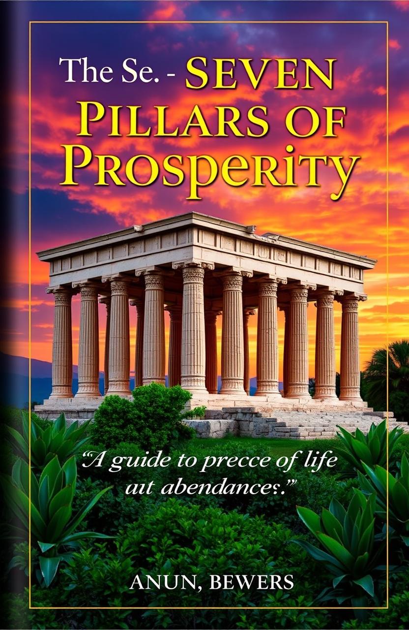 The Seven Pillars of Prosperity: Book Cover Design
