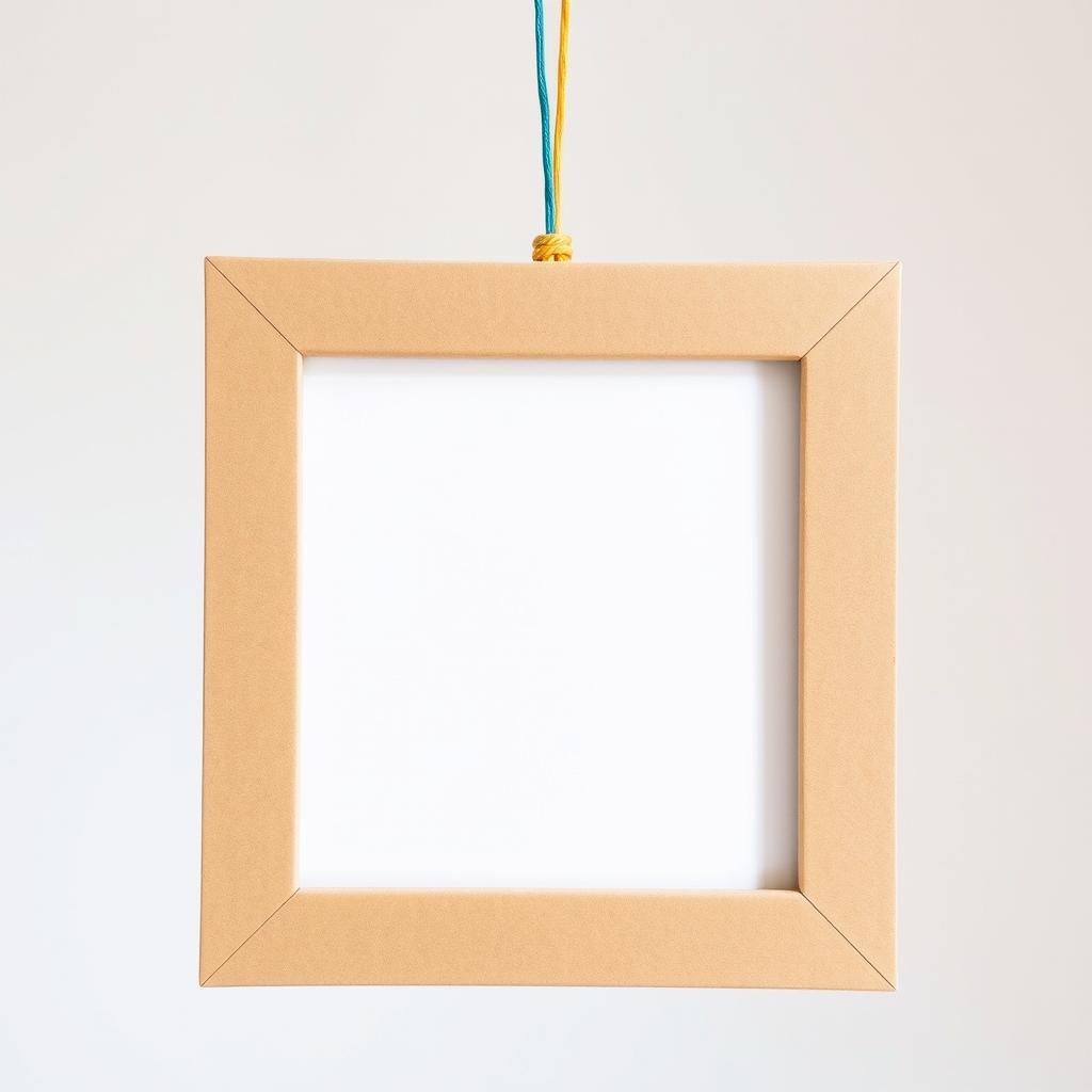 Showcase Your Art: 15x15 cm Cardboard Frame