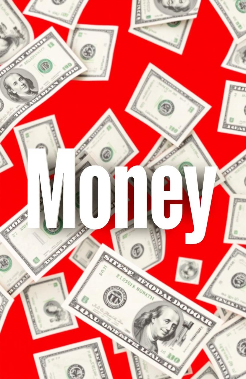 Dynamic Graphic Design: Celebrating Wealth with Red and White