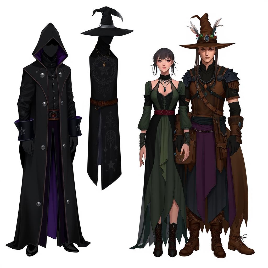 Enchanting Male Witch Outfit Designs