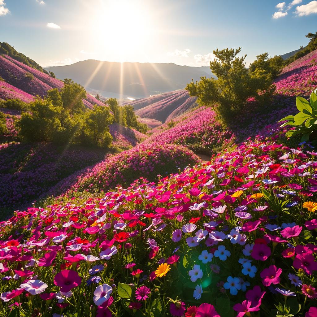 Explore the Stunning Vibrant Flower Valley