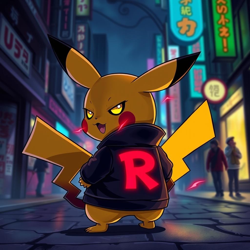 Join the Dark Side: Mischievous Team Rocket Pikachu